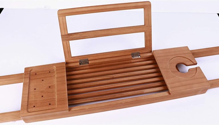 Introducing the Teak Bathtub Tray - the perfect way to relax and enjoy ...